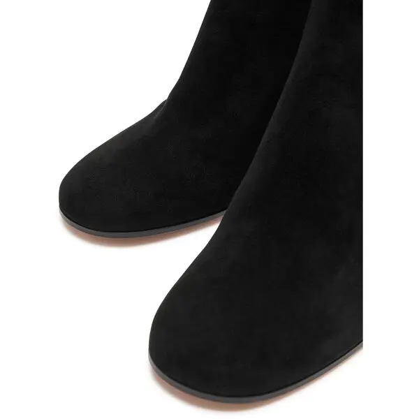 GIANVITO ROSSI Suede Heeled Ankle Boots