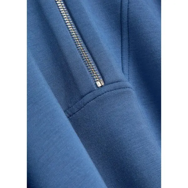 Varley Quarter-zip Cropped Sweatshirt