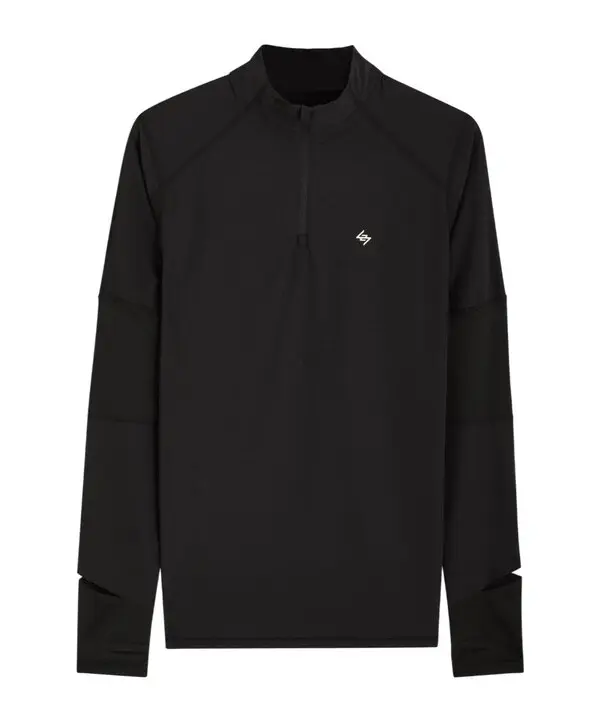 REPRESENT Elastic Zipper Top