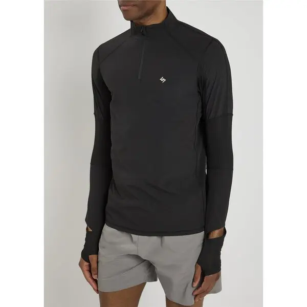 REPRESENT Elastic Zipper Top