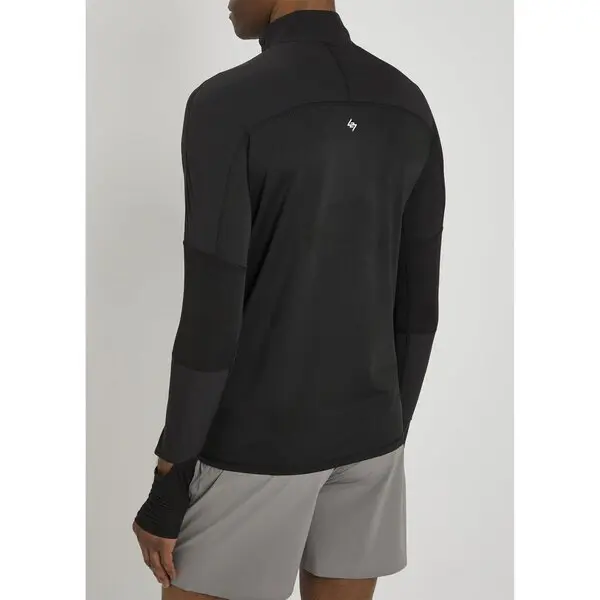 REPRESENT Elastic Zipper Top