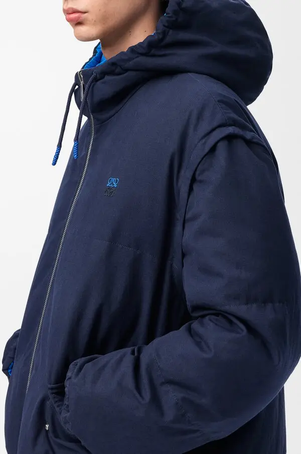 Loewe Puffer Jacket In Cotton Technical Shell