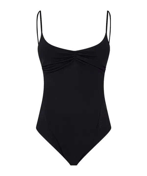 Jacquemus Thin-strap One-piece Swimsuit - Black