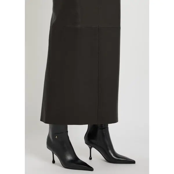 JIMMY CHOO Leather Heeled Ankle Boots