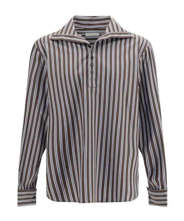 Dries Van Noten Striped Cotton Shirt