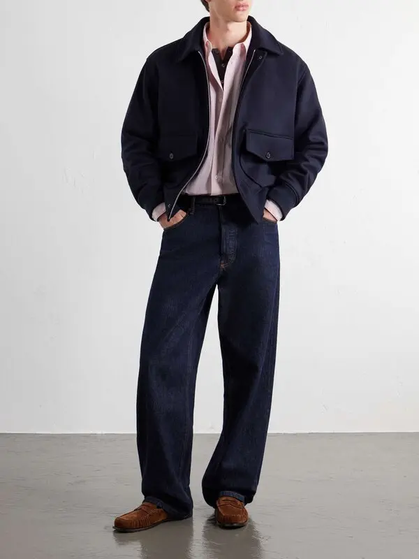 A.p.c. Charlie Wool-blend Twill Blouson Jacket