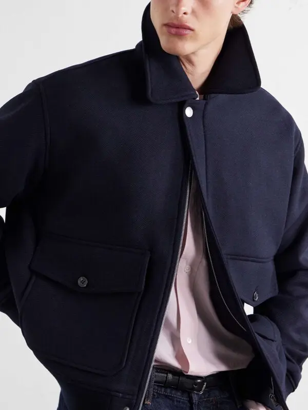 A.p.c. Charlie Wool-blend Twill Blouson Jacket