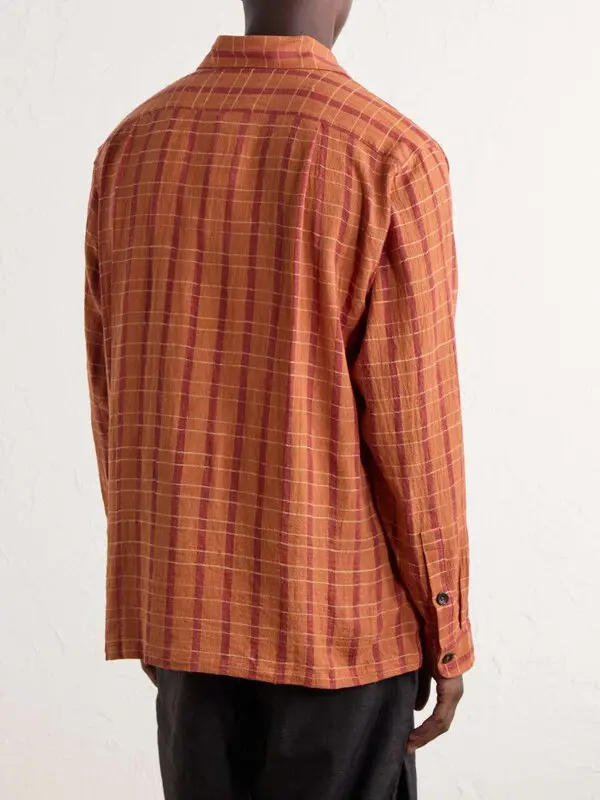KARTIK RESEARCH Pataudi Checked Handwoven Cotton Shirt