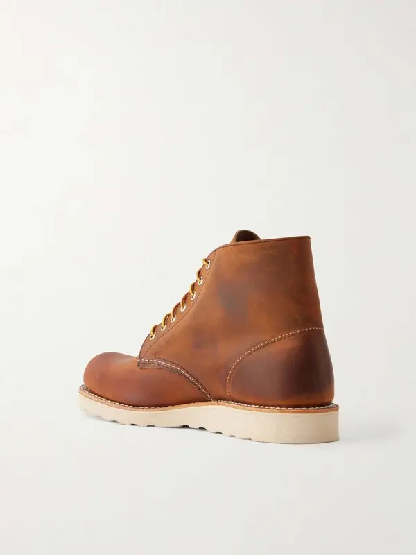 Red Wing 9111 Distressed Leather Lace-up Boots