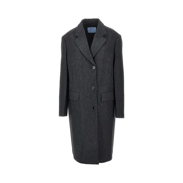 Prada Wool Double Single-breasted Coat