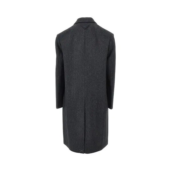 Prada Wool Double Single-breasted Coat