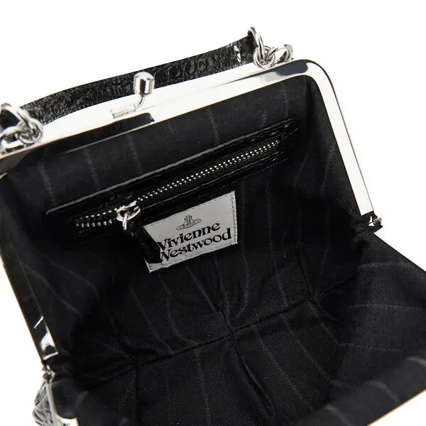 VIVIENNE WESTWOOD Croco-print Leather 'granny Frame' Mini Bag