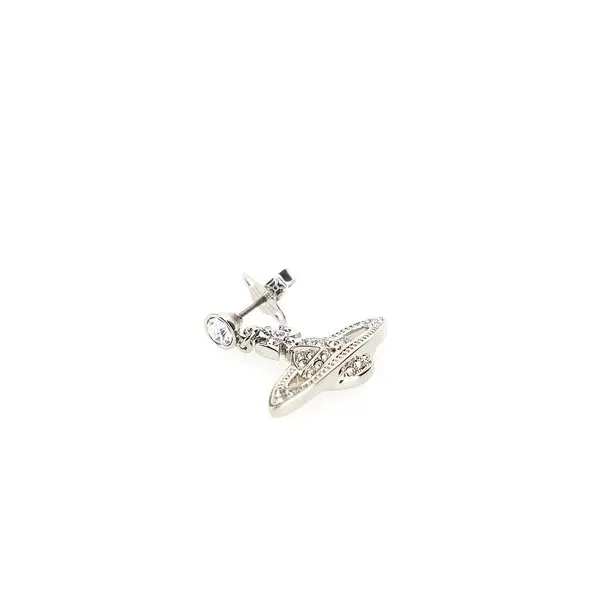 VIVIENNE WESTWOOD Mini Bas Relief Drop Earrings - Silver
