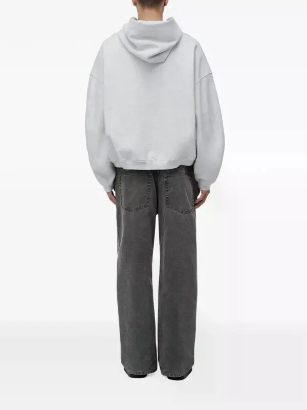Alexander Wang Oversized Hoodie W/ Mirror Logo