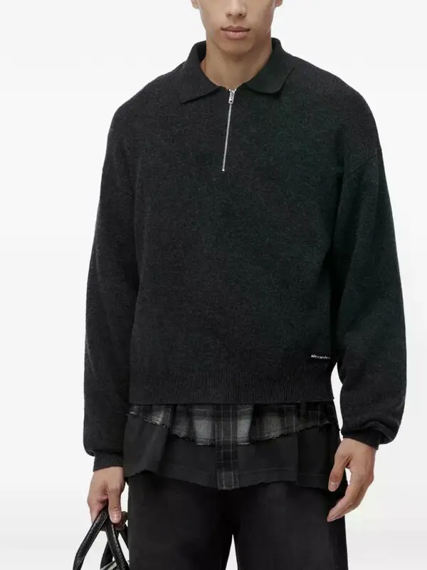 Alexander Wang Zip Ls Polo
