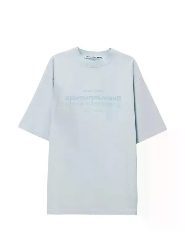 Alexander Wang Short Sleeve T-shirt W/ Mirror Logo