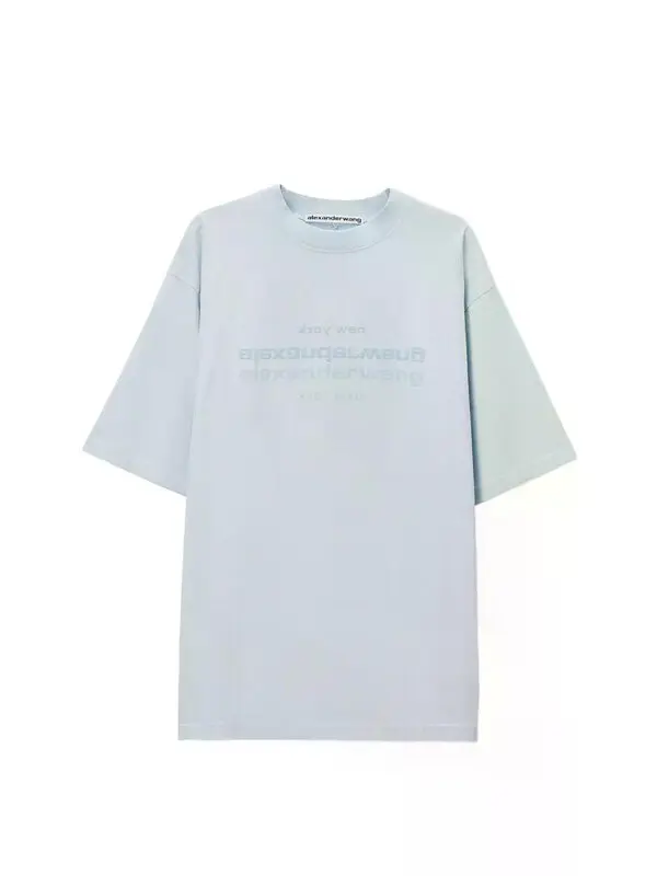 Alexander Wang Short Sleeve T-shirt W/ Mirror Logo