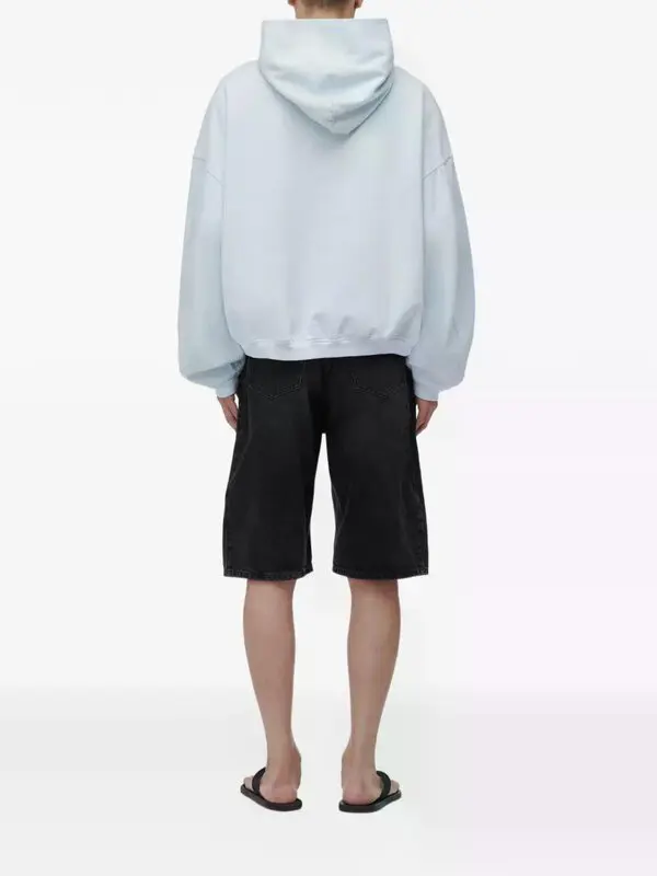 Alexander Wang Oversized Hoodie W/ Mirror Logo