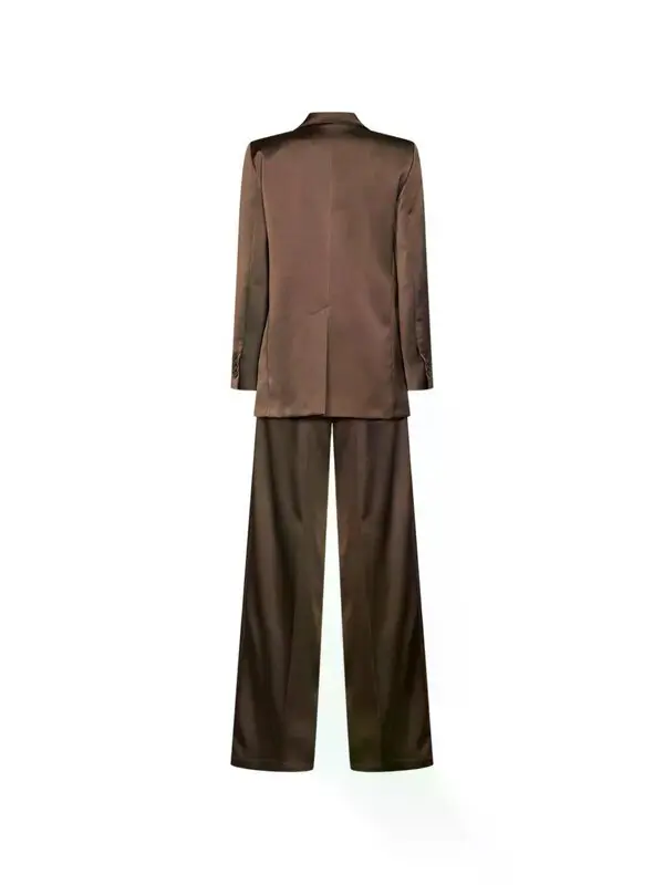 BLANCA VITA Double-breasted Peak-lapel Trouser Suit