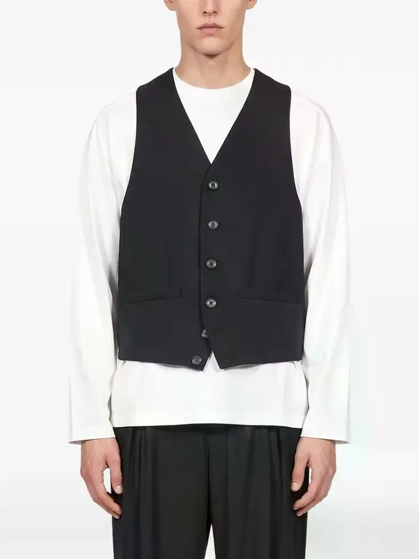 SOSHIOTSUKI Button-front Waistcoat