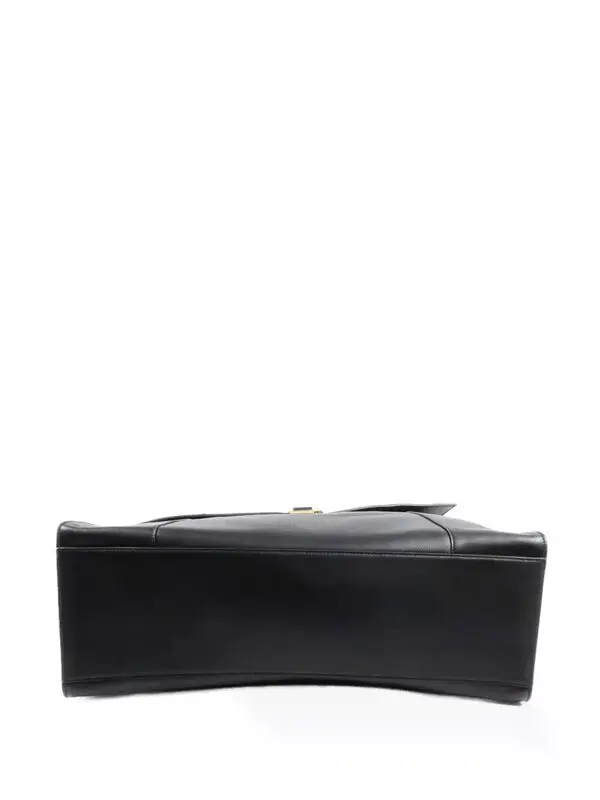 Balenciaga Hourglass Soft B Logo Shoulder Bag