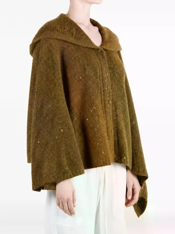 YANGKEHAN Jin Ge Sequin-embellished Knitted Cardigan