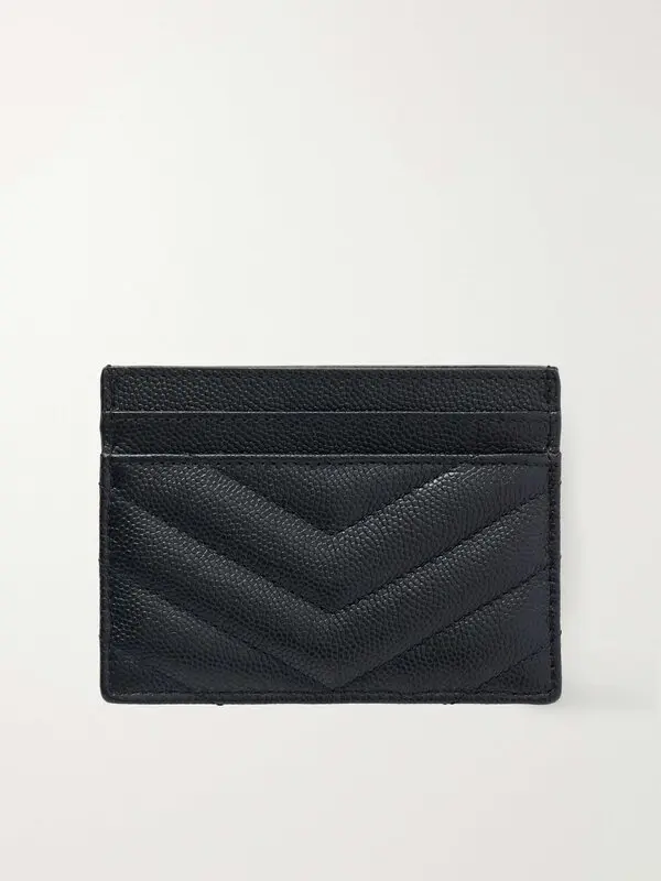 Saint Laurent Cassandre Matelassé Leather Card Holder