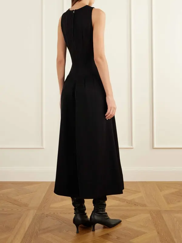 Proenza Schouler White Label Bronwyn Darted Twill Maxi Dress