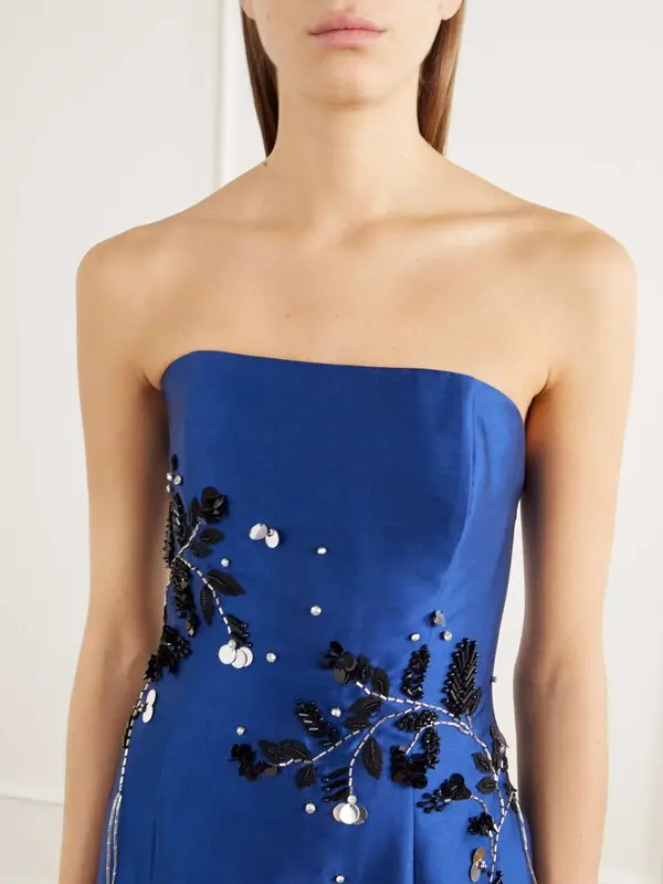 Simkhai Zirell Sequin-embellished Mikado Gown