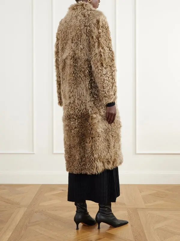 ARMA Cristina Shearling Coat - Brown