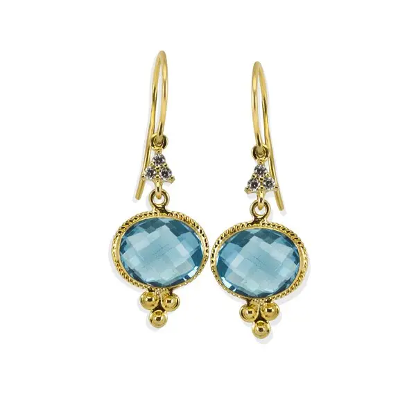 VINTOUCH ITALY Positano Topaz Cordellina Earrings