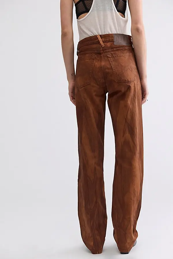 Dala Calla Mid-rise Straight Jeans