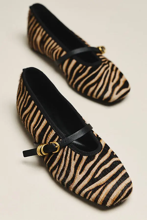 Rag & Bone Spire Calf Hair Mary Jane Flats