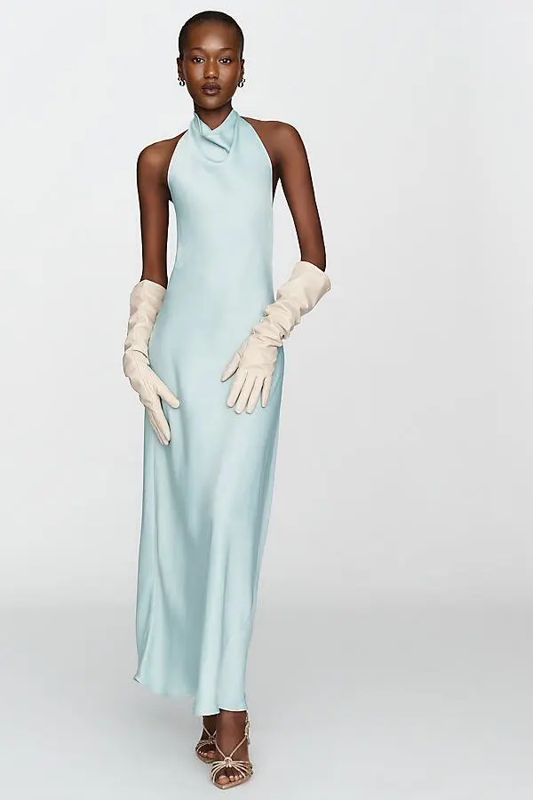 Anthropologie Longle Leather Gloves - Bone