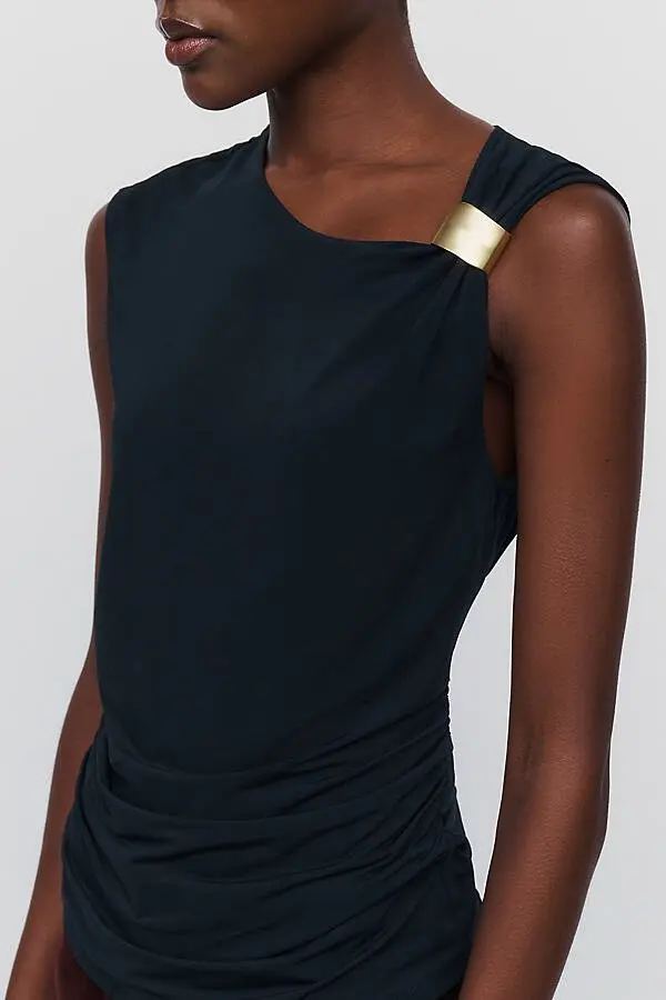 Sanctuary Revelry Asymmetrical Hardware Tank Top