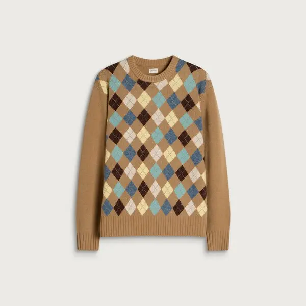KHAKIS Milo Argyle Sweater