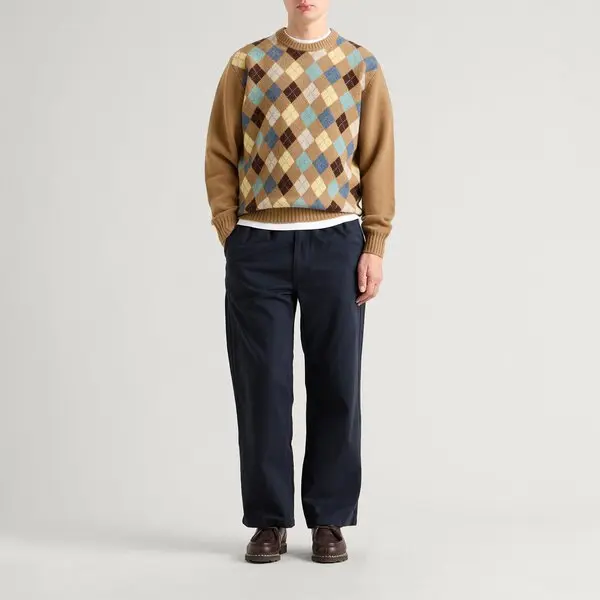KHAKIS Milo Argyle Sweater
