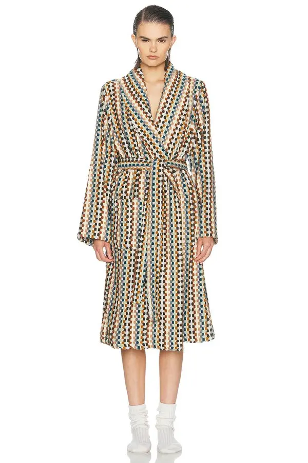 PARACHUTE Organic Mosaic Robe - Multi