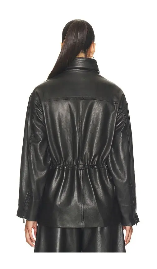 EAVES Niko Leather Parka Jacket