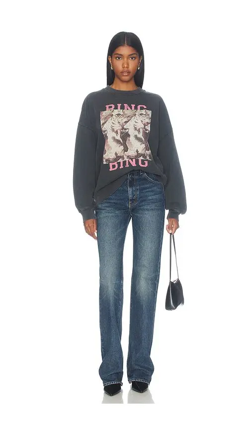 ANINE BING Miles Sweatshirt Tiger Bing