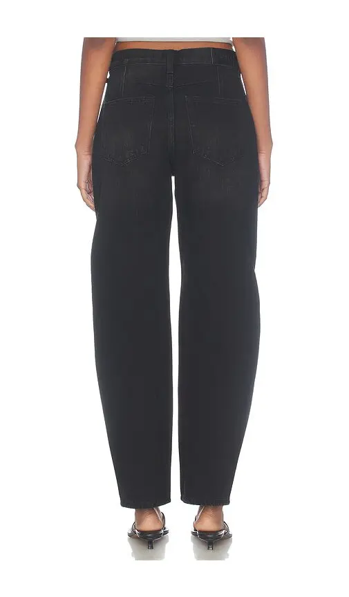 PISTOLA Sacha High Rise Relaxed Barrel Jeans In Black