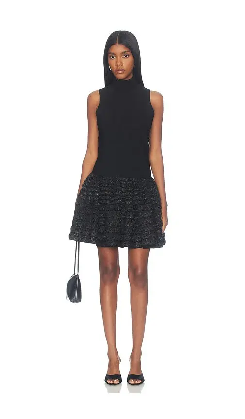 Simkhai Savine Sleeveless Mini Dress - Black