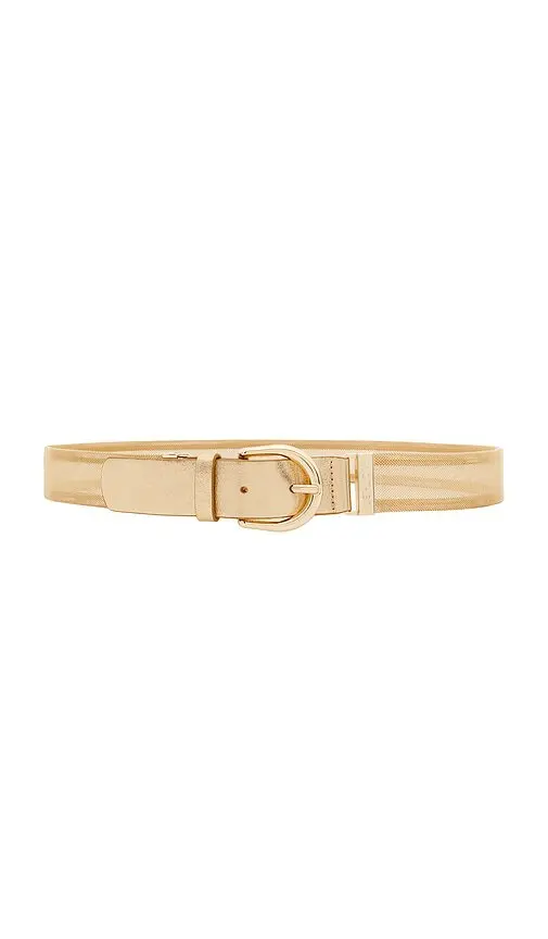 MOTHER The Belt In Metallic Gold