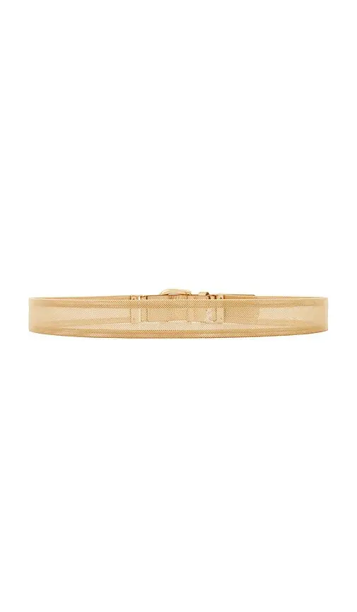 MOTHER The Belt In Metallic Gold