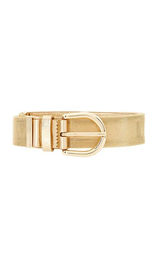 MOTHER The Belt In Metallic Gold