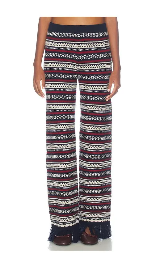 Guest In Residence Western Stripe Pant In Multi