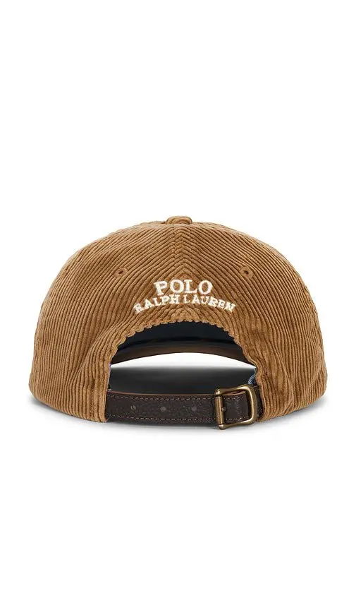 Polo Ralph Lauren Corduroy Woven Cap In Tan