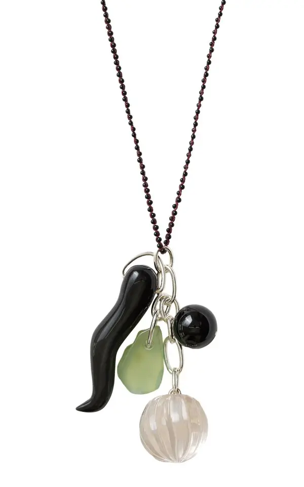 Chan Luu Macrame Woven Charm Necklace