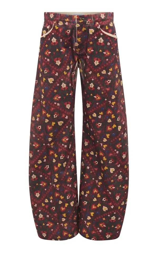 Gabriela Hearst Amoret Cotton Jeans - Multi