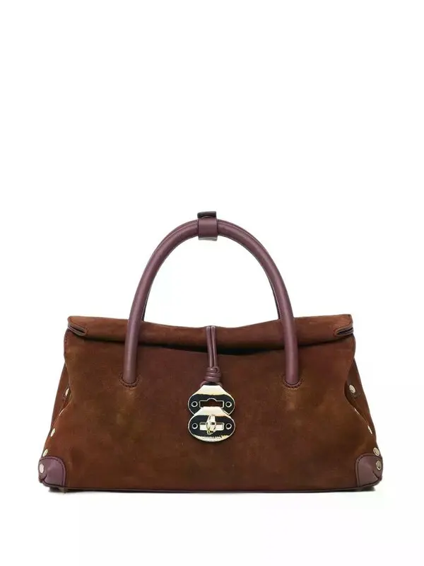 ZANELLATO Small Dotta Zashmere® Shoulder Bag - Brown